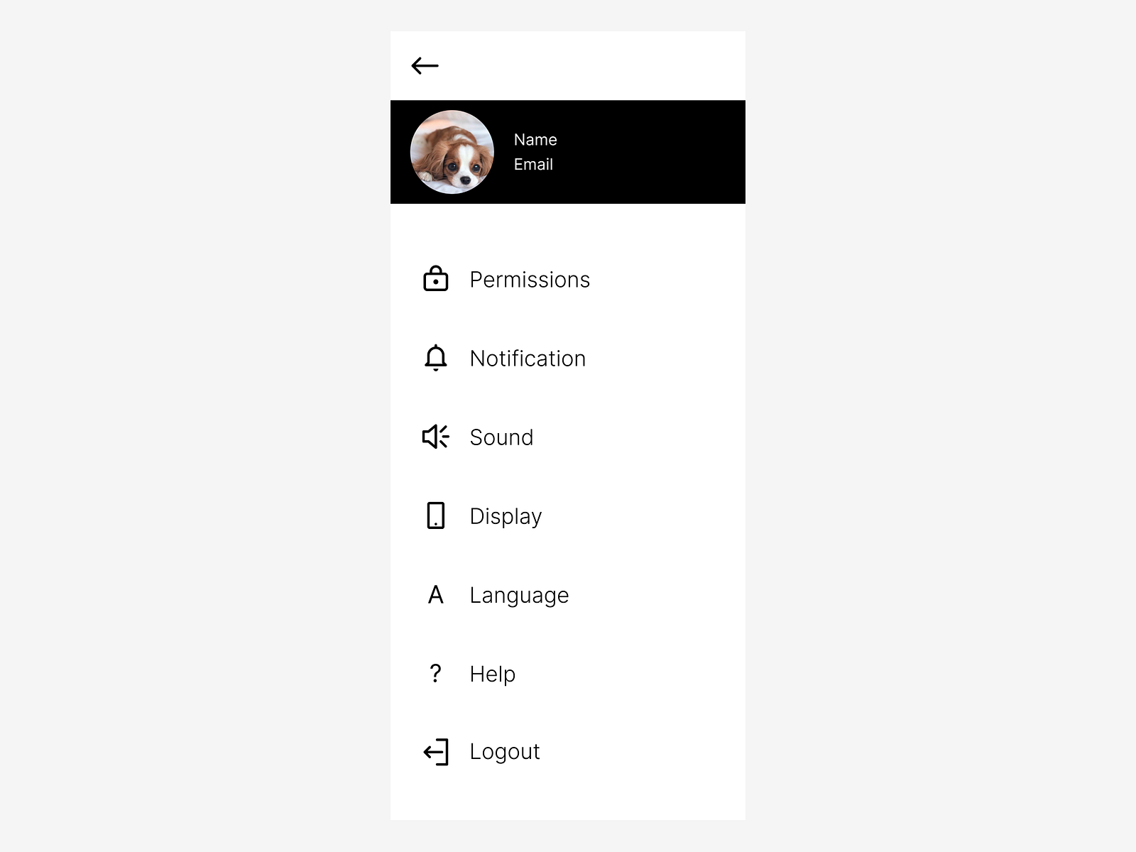 Daily Ui Challenge 7100 Settings By Vidhesh Sawarkar On Dribbble