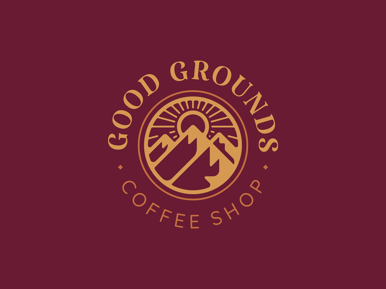 Good Grounds | Logo Design by Olson Graphic Design Dot Com on Dribbble