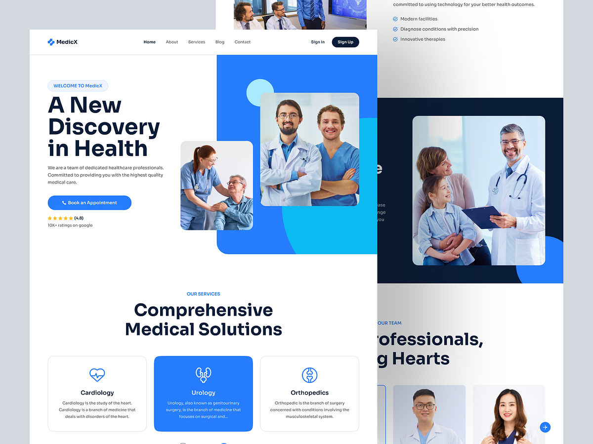 Browse thousands of Medical Web images for design inspiration | Dribbble