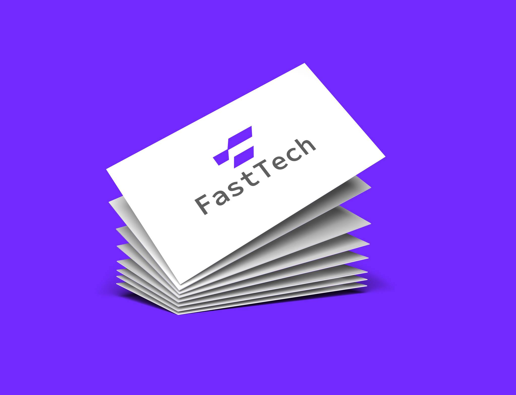 Fast Tech Logo Design, Brand Guidelines, Brand Identity by Robiul Mahdi ...