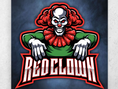 Red Clown Mascot by Visink on Dribbble