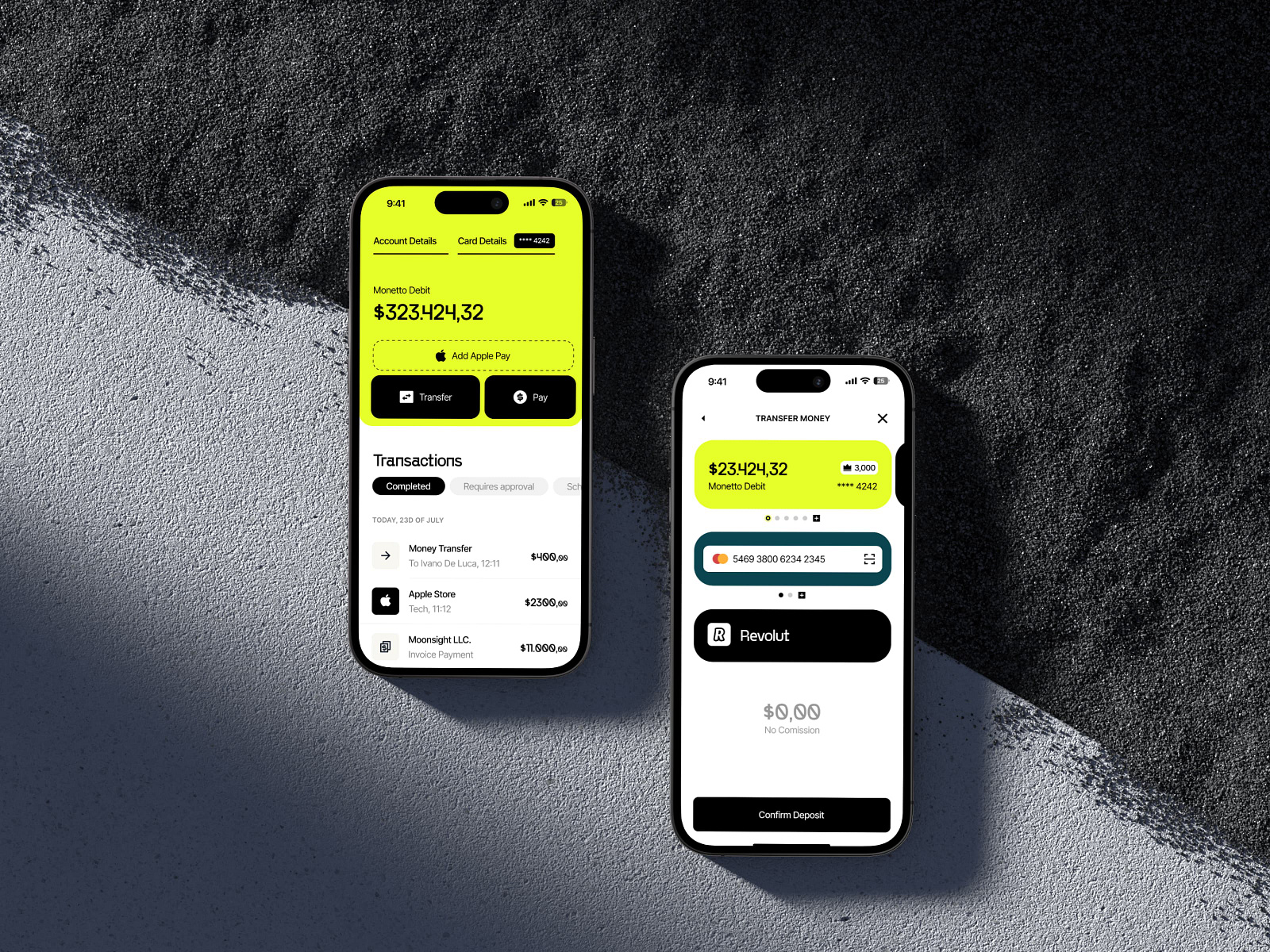 Monetto — App Design. Wallet & Money Transfer by Ivan Ermakov on Dribbble