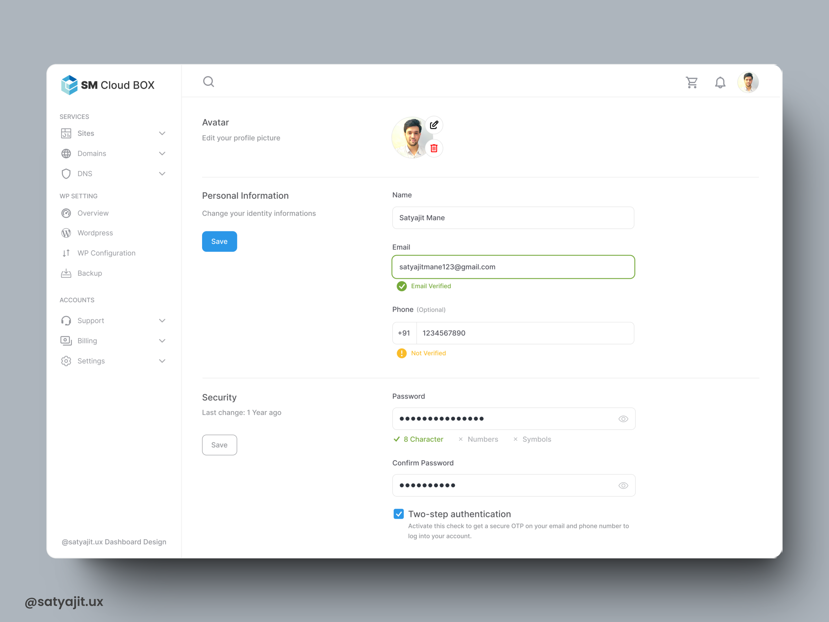 Browse thousands of Web Profile Screen images for design inspiration ...