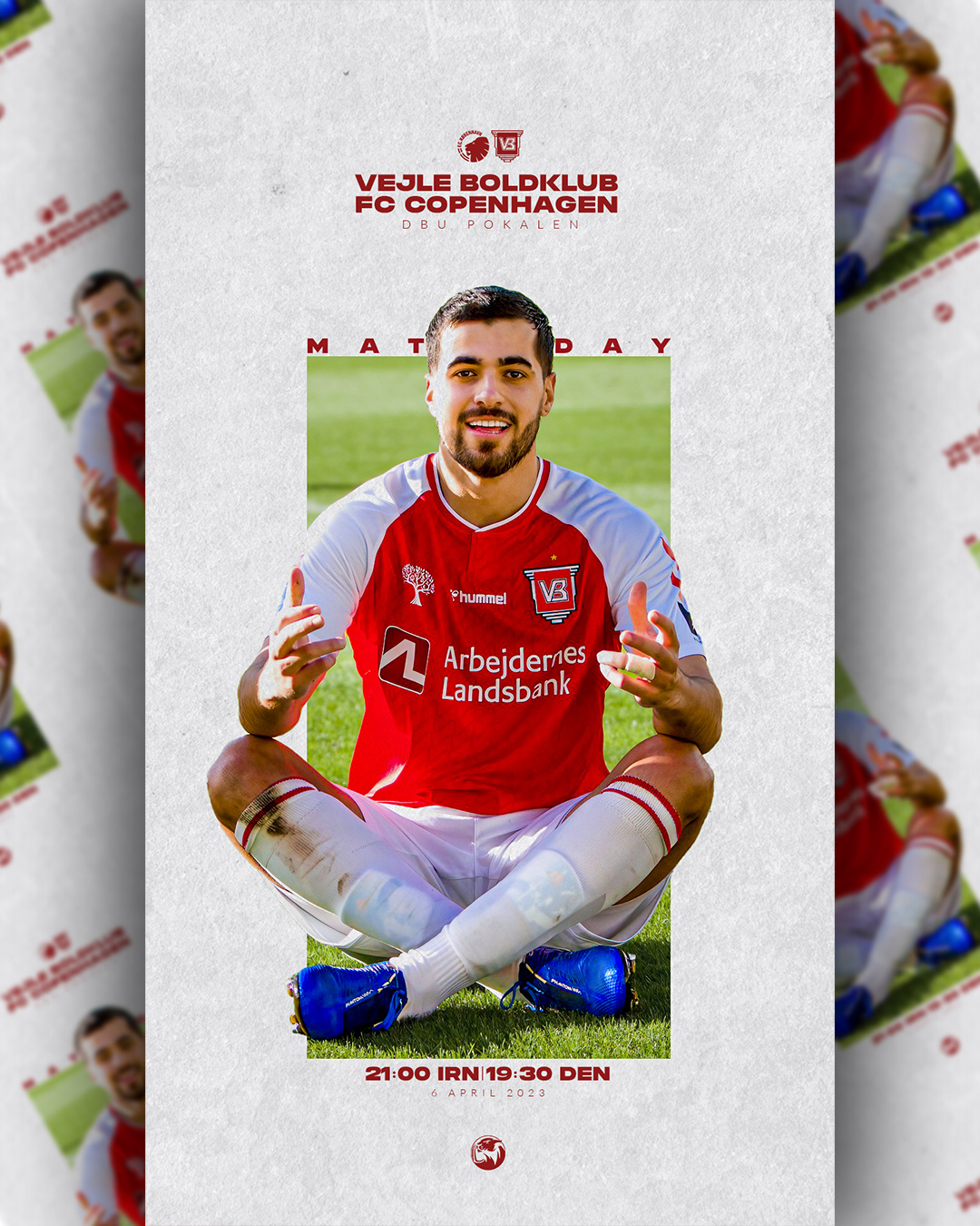Match Day Poster by Morteza Meshkat on Dribbble