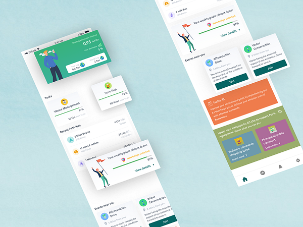 EcoTrack: Your Personal Emission Tracker by himanshu saharan on Dribbble