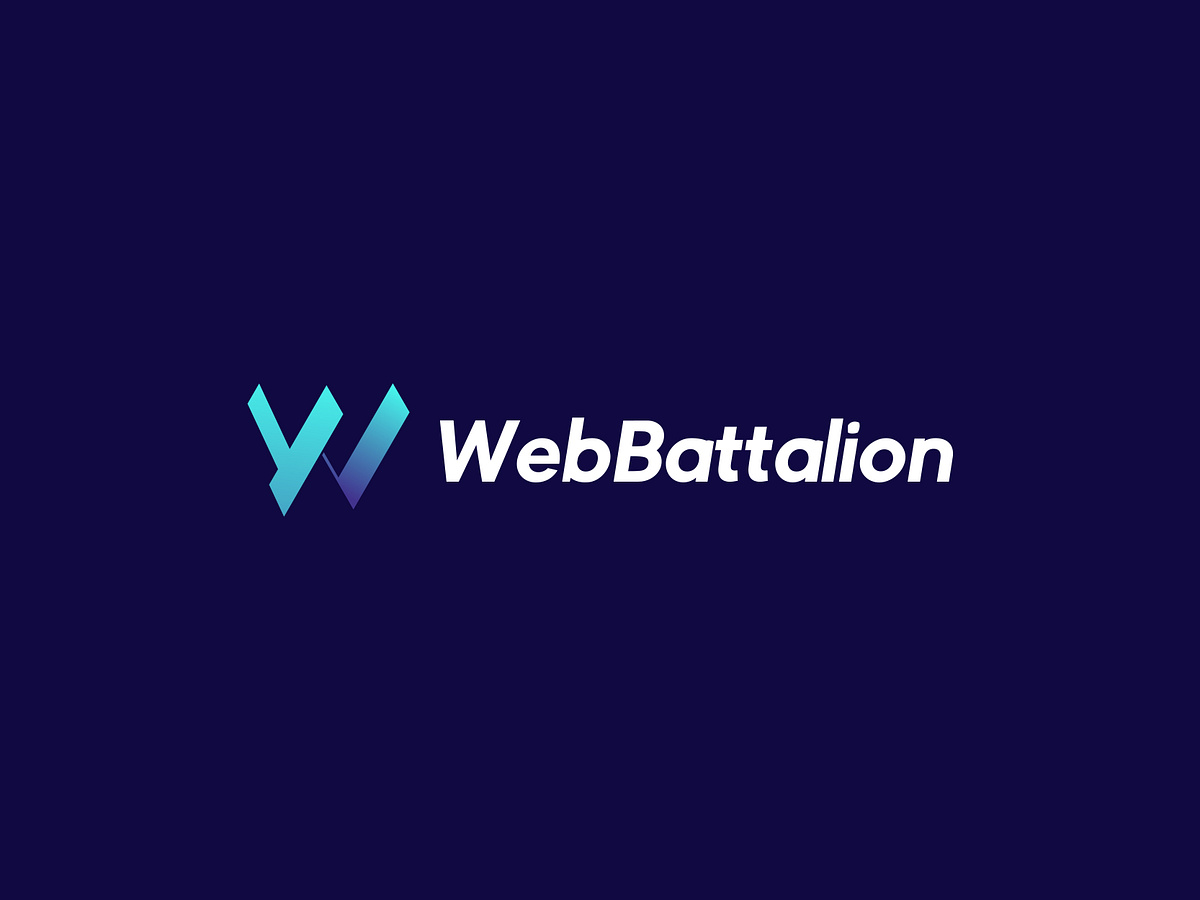 WebBattalion logo design by AL Design on Dribbble