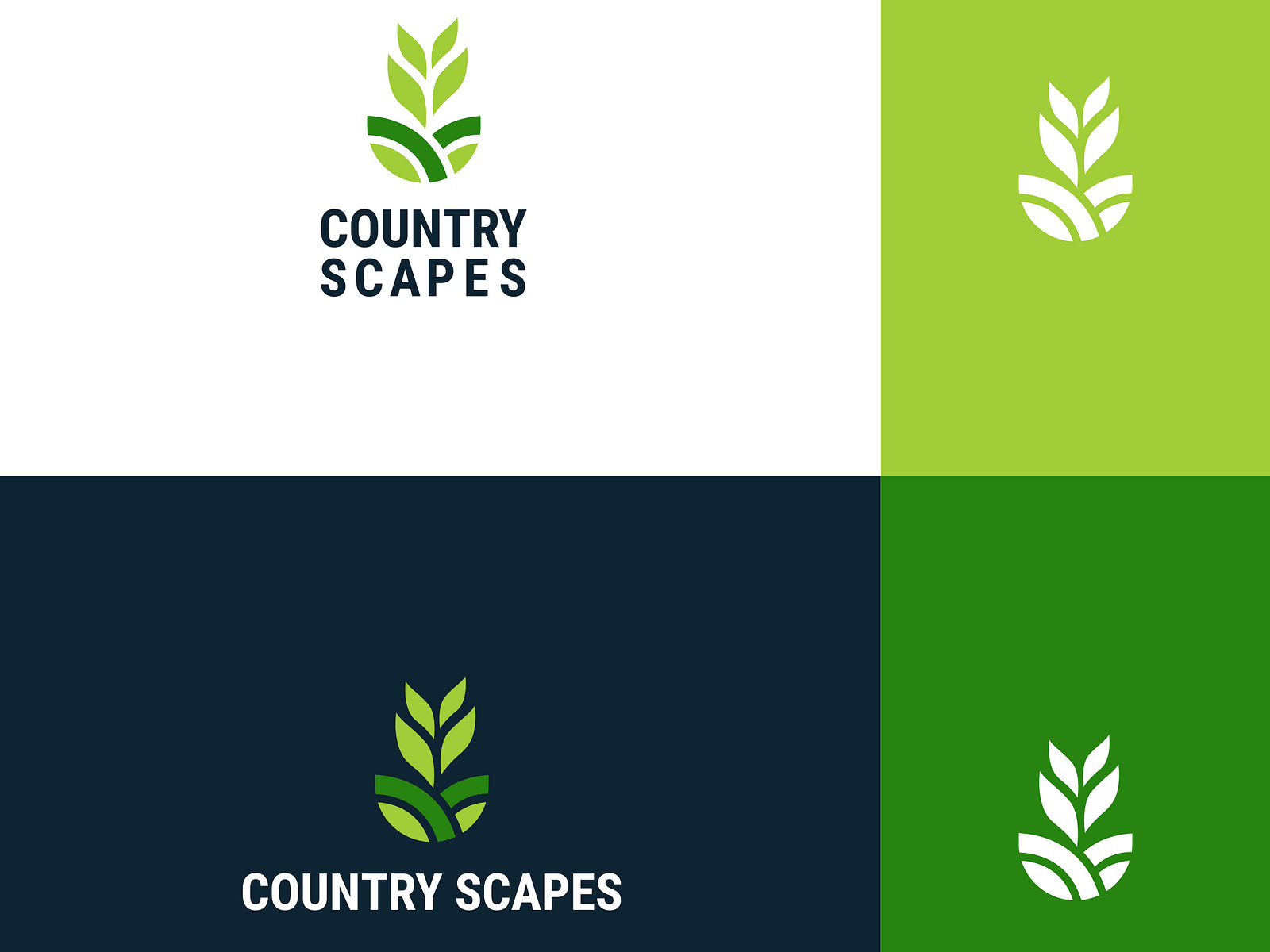 COUNTRY SCAPES LOGO DESIGN by Abdul Rehman on Dribbble