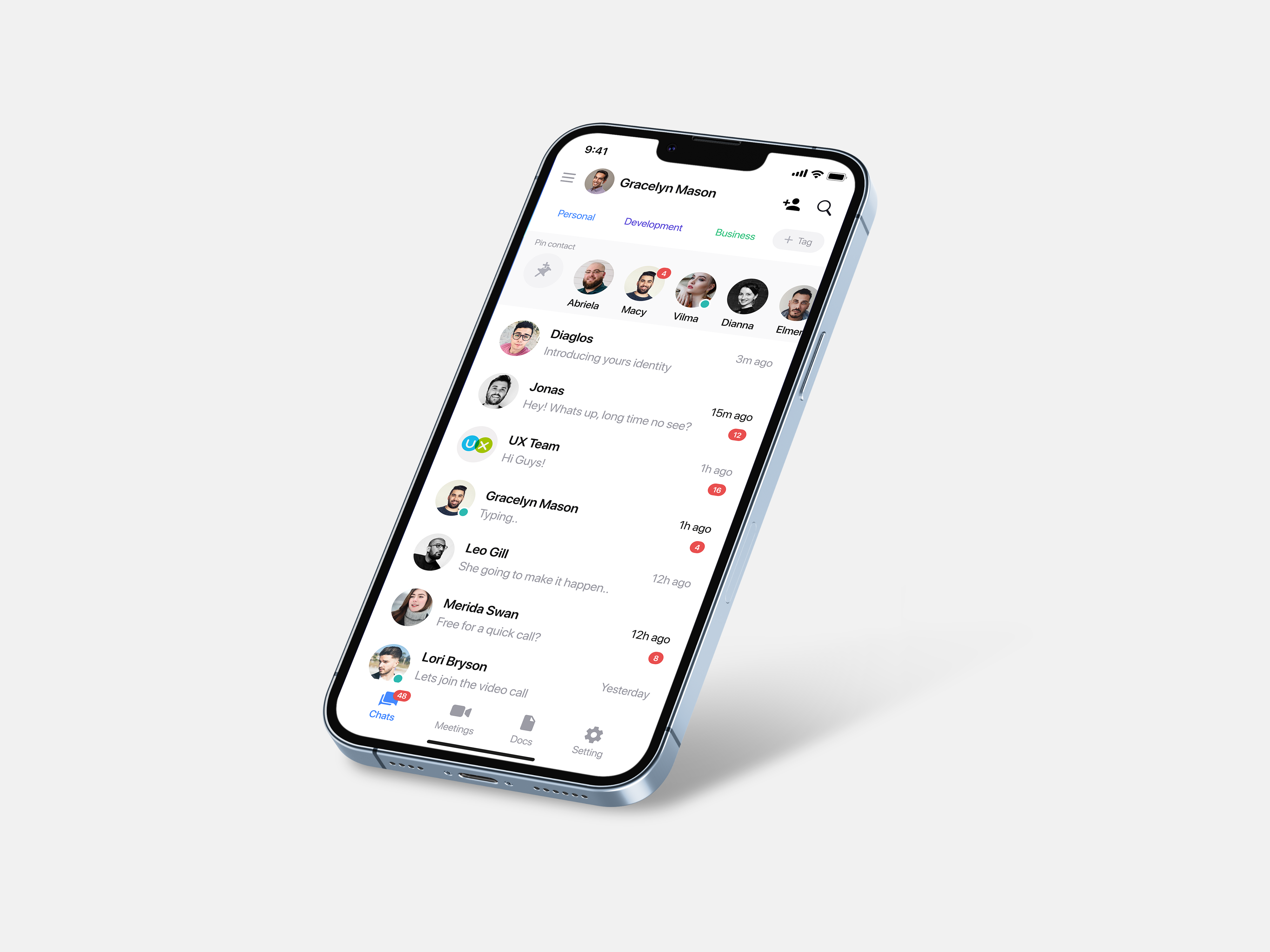 Daily UI #013 - Chat Screen by ThatRitikKumar on Dribbble