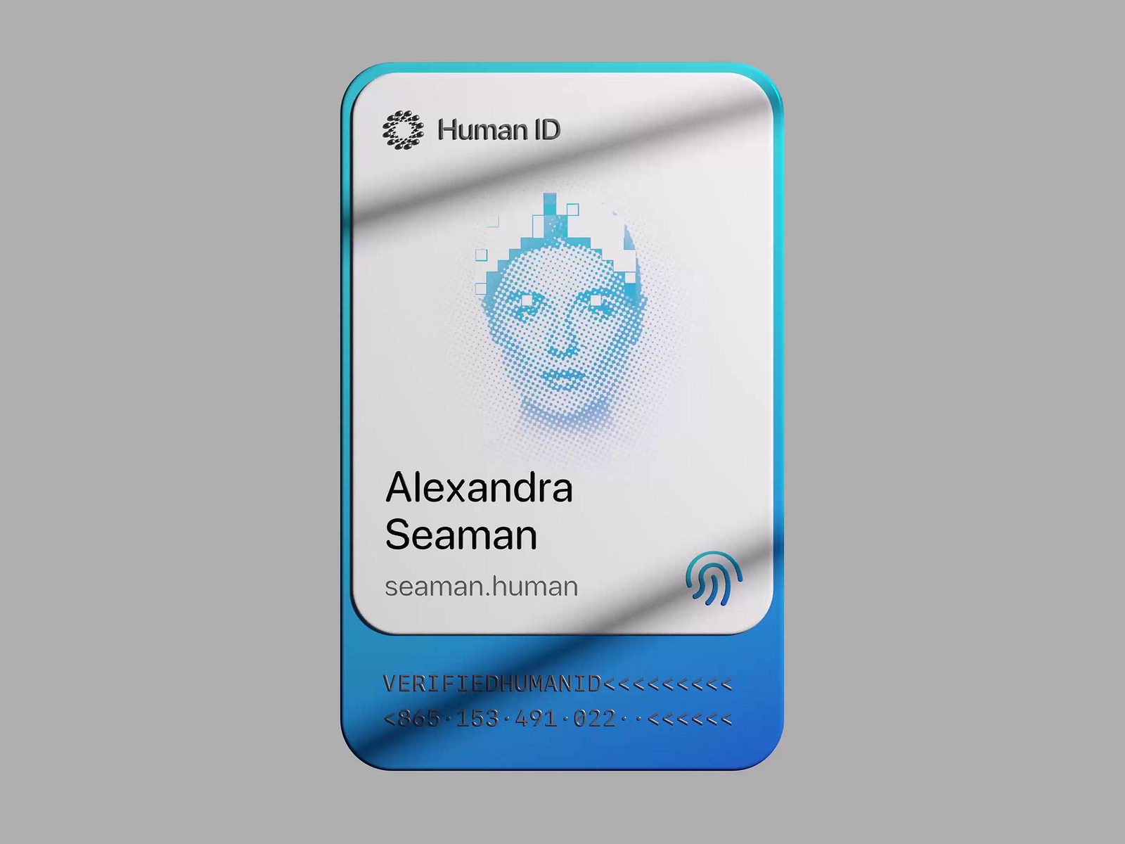 Human ID cards reveal by Denis Gimaev on Dribbble
