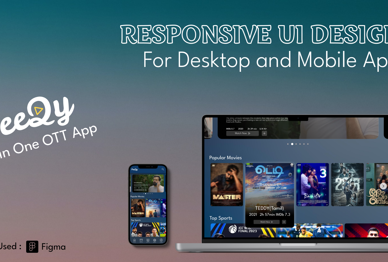 Responsive UI Design for mobile and desktop app by Jaisurya K on Dribbble