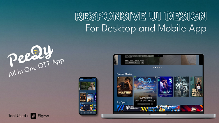 Responsive UI Design for mobile and desktop app by Jaisurya K on Dribbble