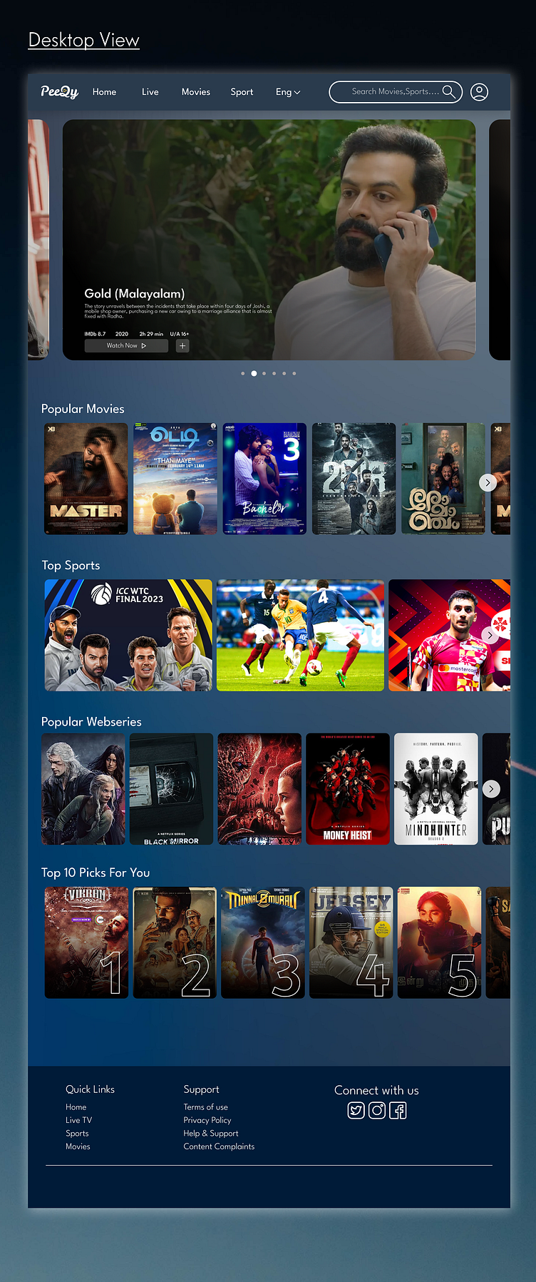 Responsive UI Design for mobile and desktop app by Jaisurya K on Dribbble