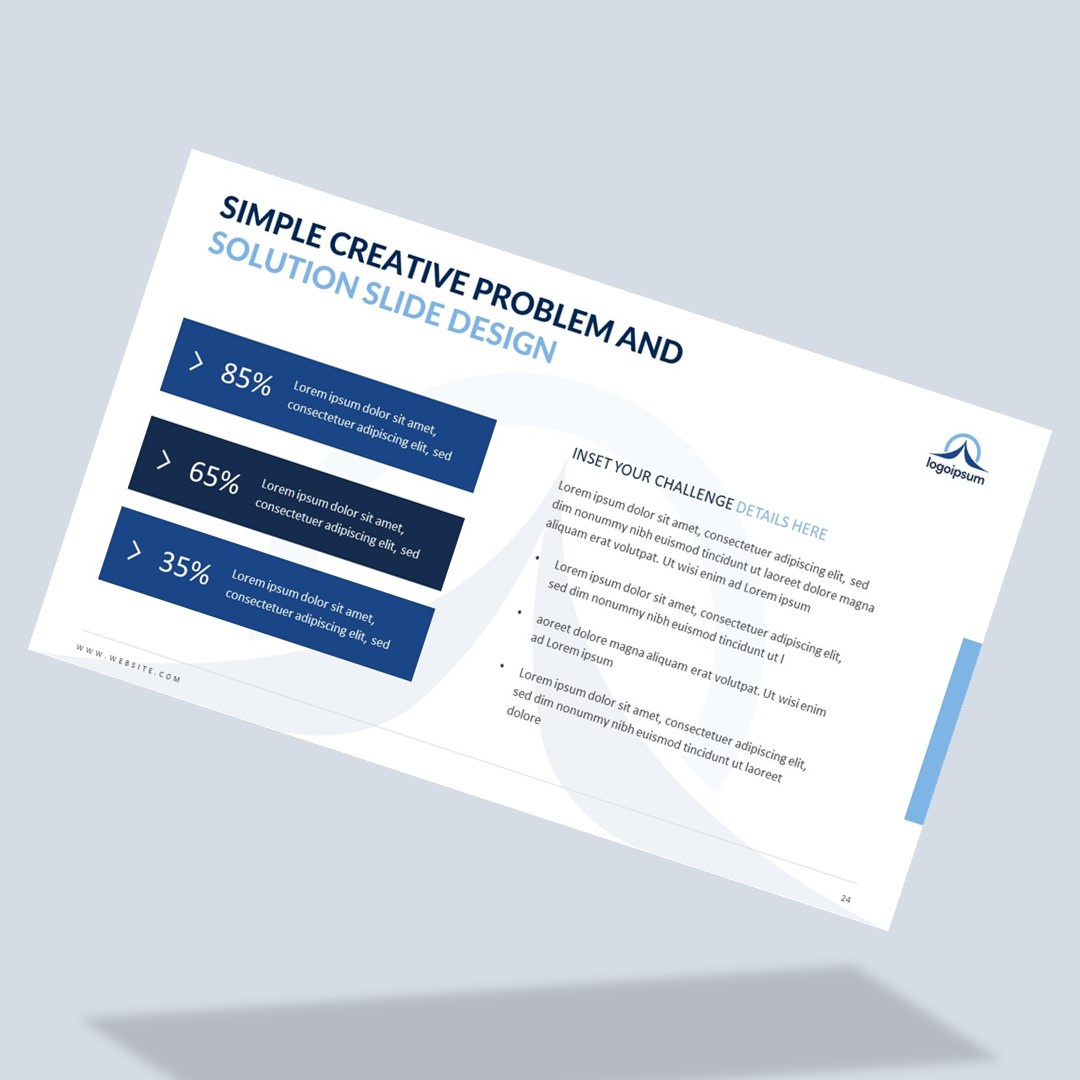 PowerPoint report template by Kaysar Designs on Dribbble