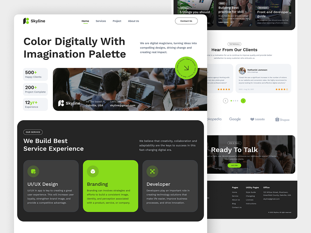 Modern Website designs, themes, templates and downloadable graphic ...