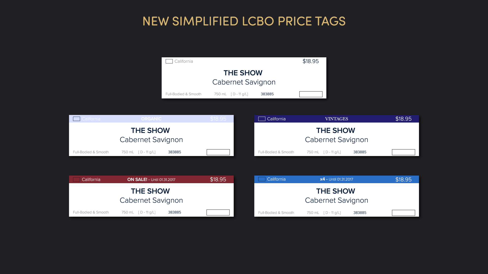 LCBO Corporate Rebranding by Andrew Haye on Dribbble