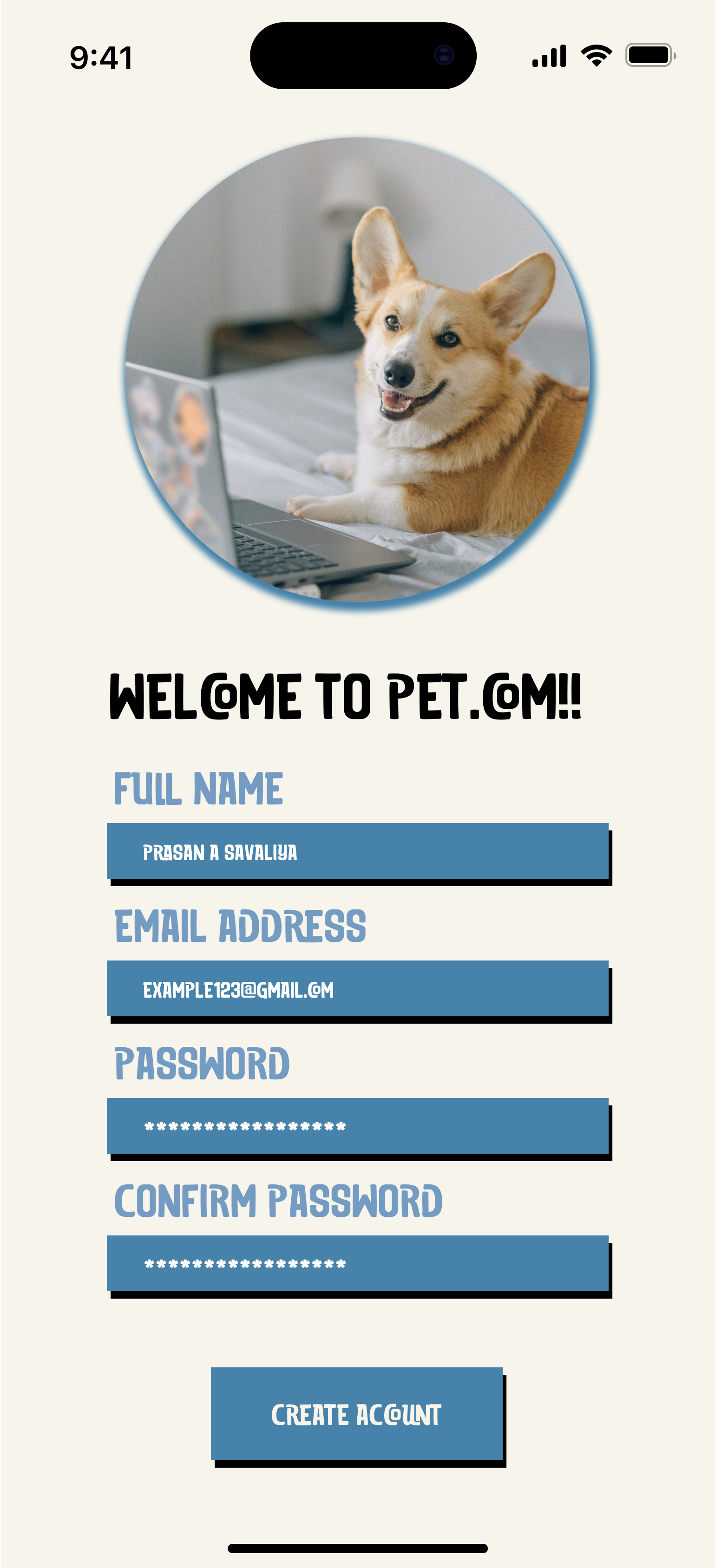 Day 1 of 100 Sign Up Page by Prasan Savaliya on Dribbble