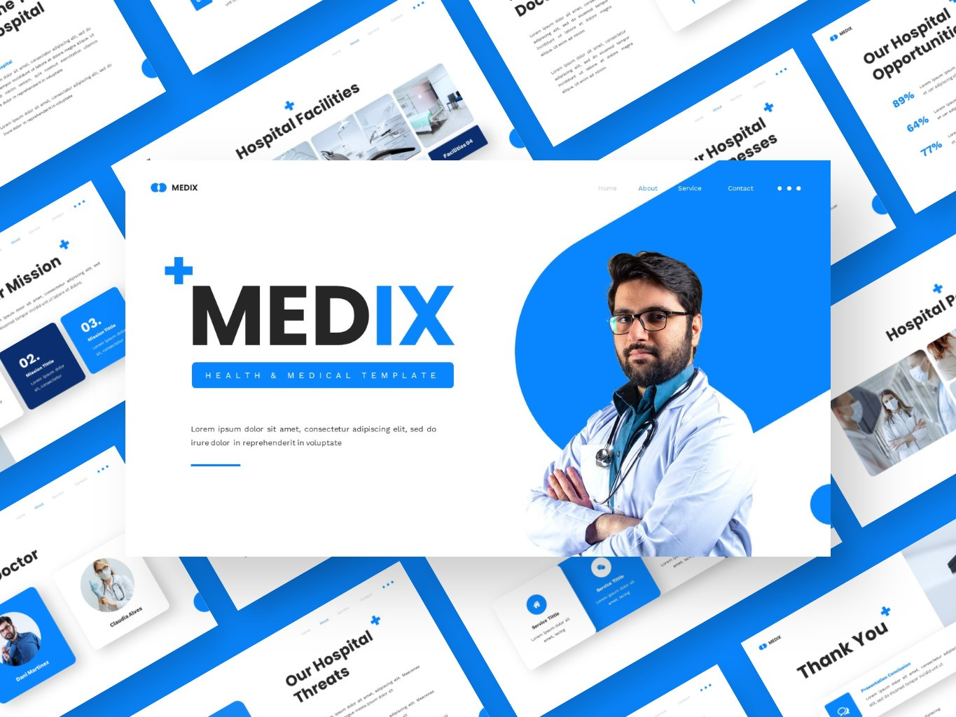 Medix - Powerpoint Templates by Deepslide Studio on Dribbble