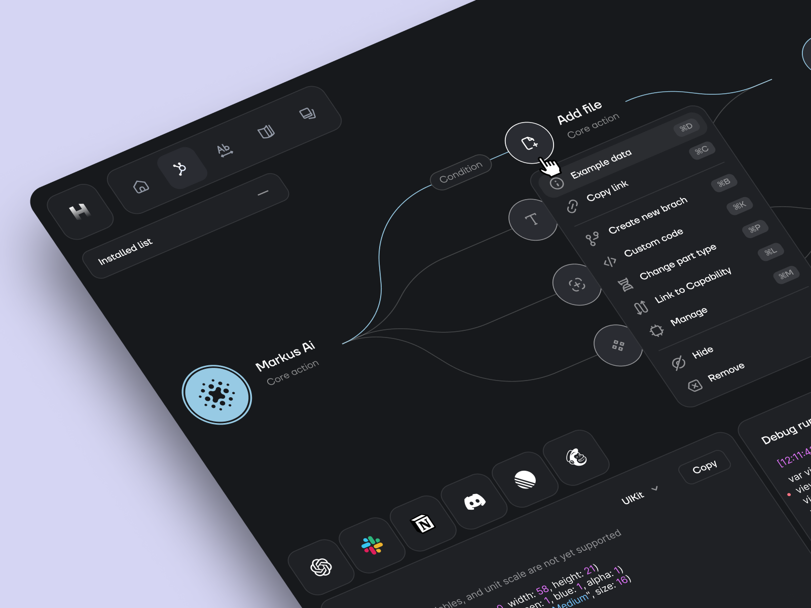 Web Dashboard Ai with no-code by Vadim Marchenko for Hawl on Dribbble