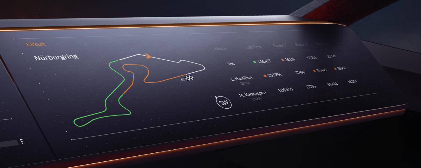 ALTRO - racing car concept by Kontrolka - HMI and Design on Dribbble