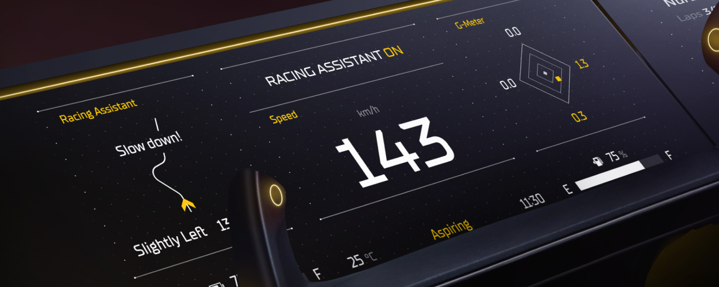 ALTRO - racing car concept by Kontrolka - HMI and Design on Dribbble