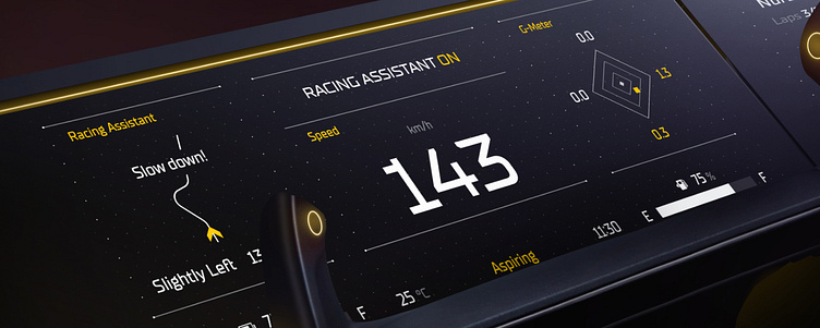 ALTRO - racing car concept by Kontrolka - HMI and Design on Dribbble