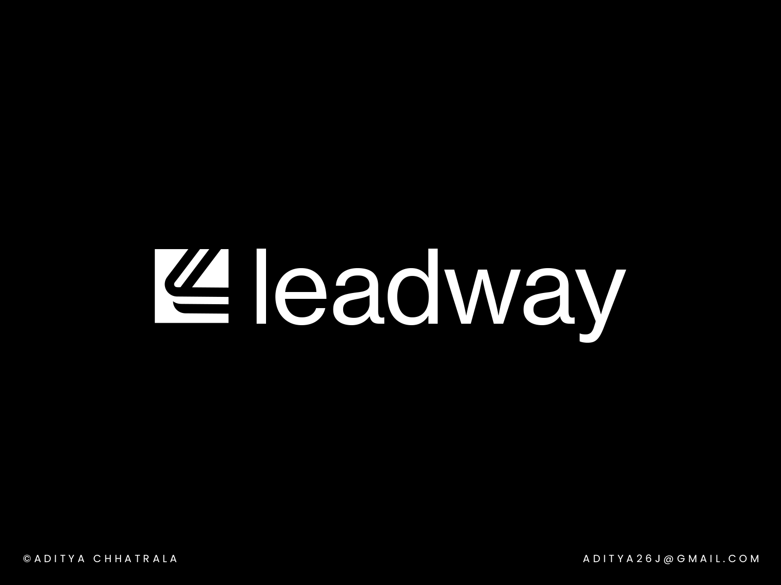 Leadway fintech logo design by Aditya Chhatrala on Dribbble