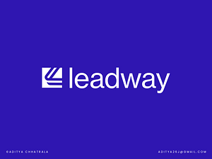 Leadway fintech logo design by Aditya Chhatrala on Dribbble