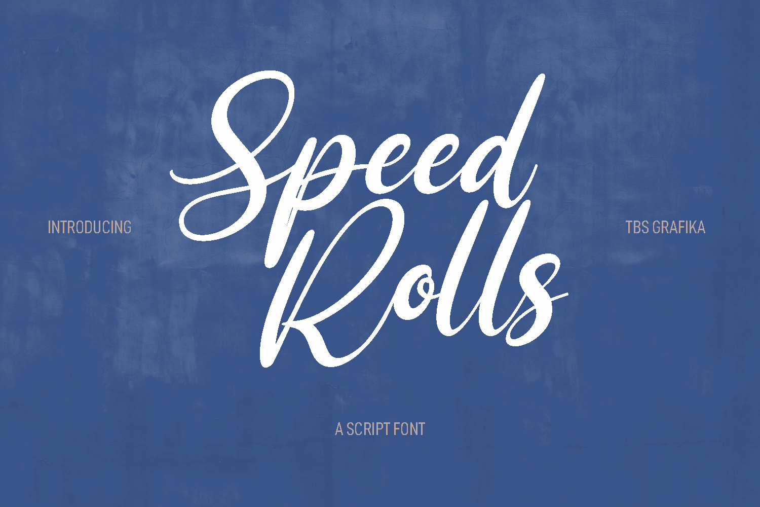 "Speed Rolls" a Handwritten script font by TBS Grafika on Dribbble