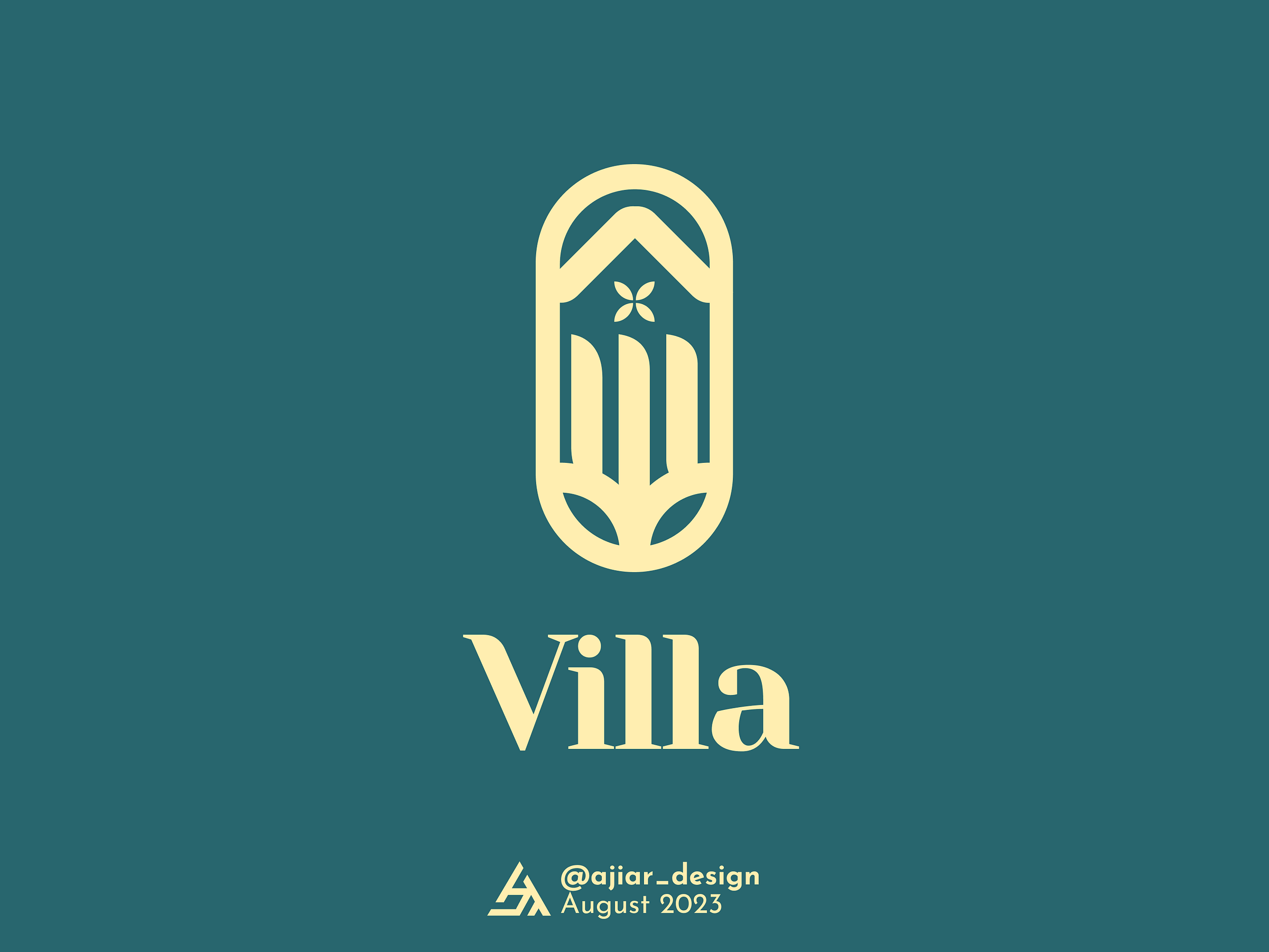 Villa Logo by Aji AR on Dribbble