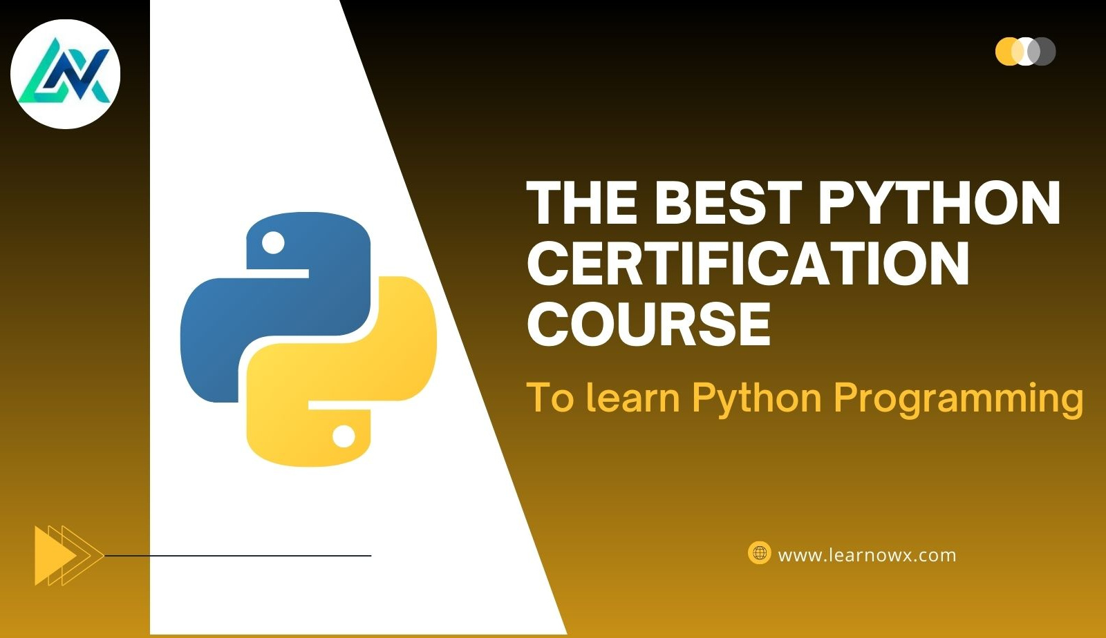 Best Python Certification Course to learn Python Programming by Dhairya ...