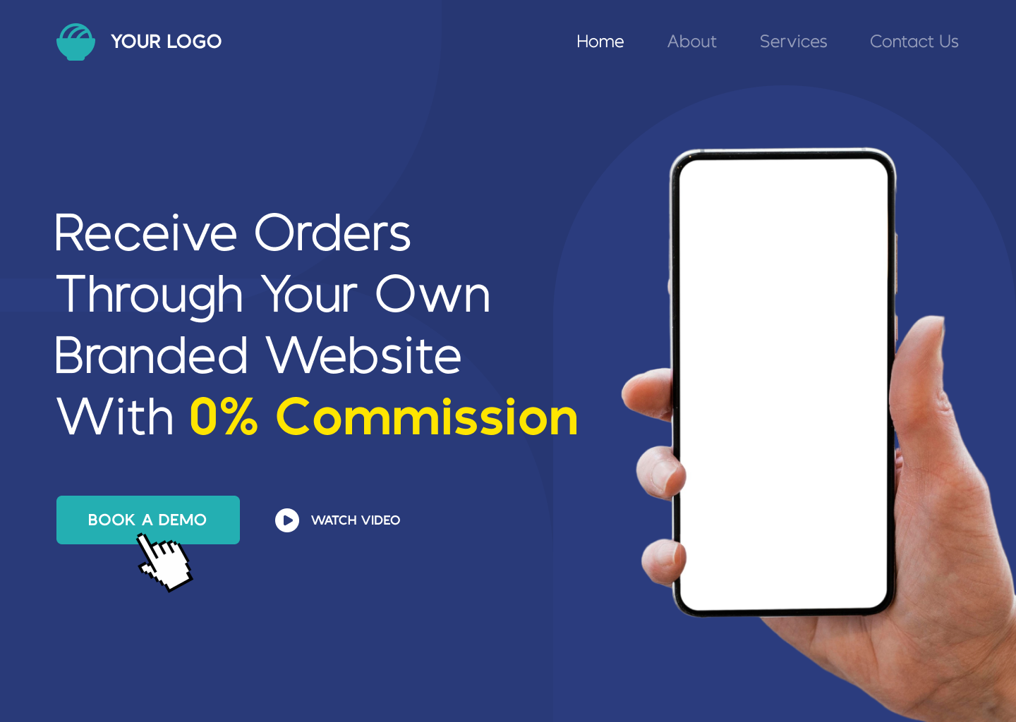 Header / Hero Section Website Design for Apps by Project Zenic on Dribbble