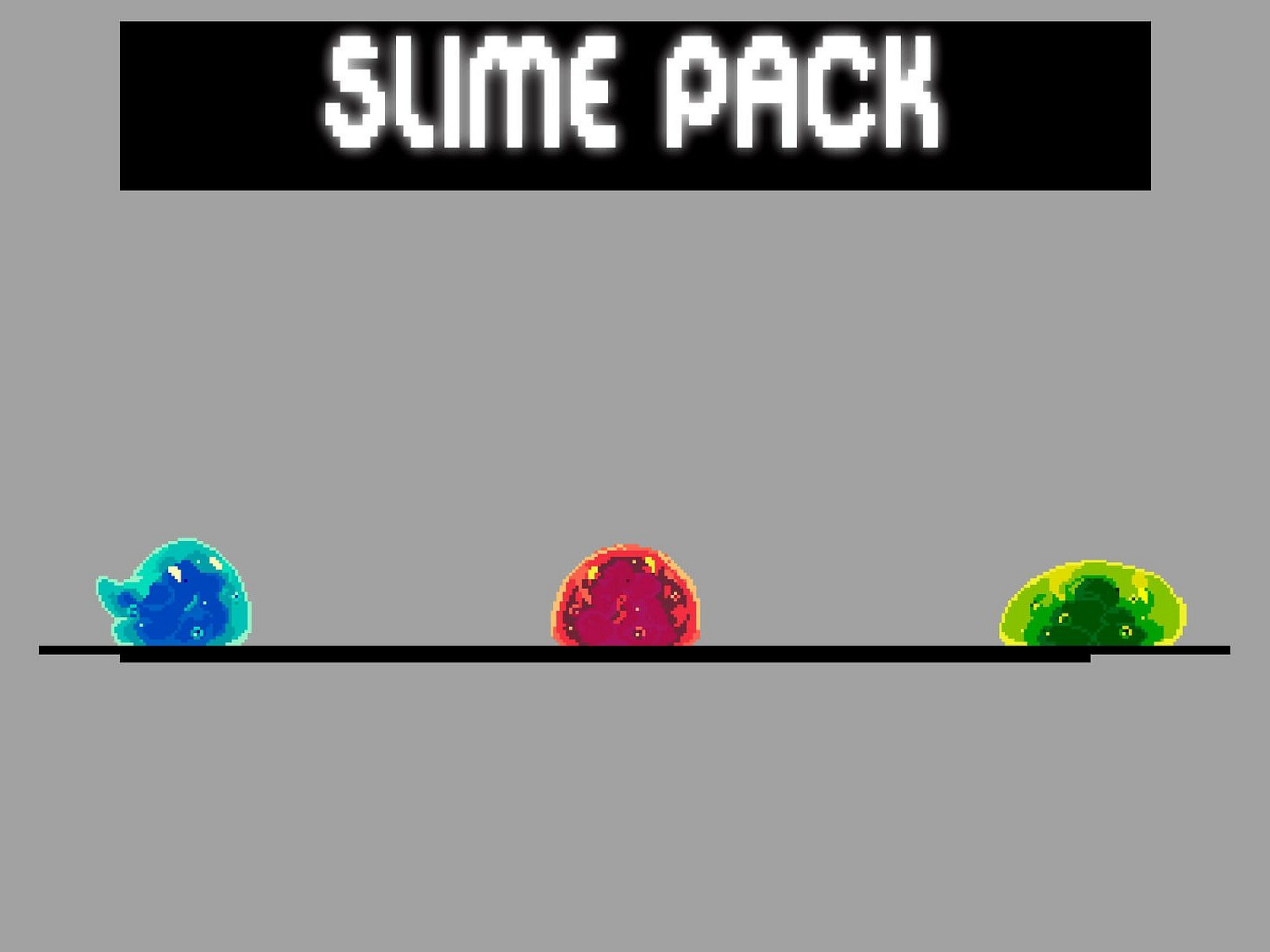 Free Slime Sprite Sheets Pixel Art by 2D Game Assets on Dribbble