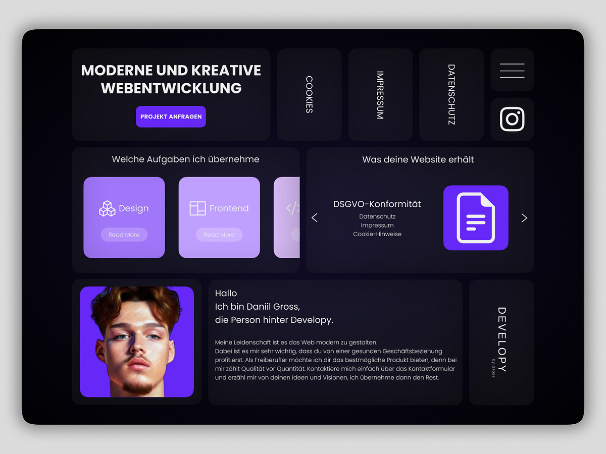 Browse thousands of Minimalist Developer Portfolio images for design ...
