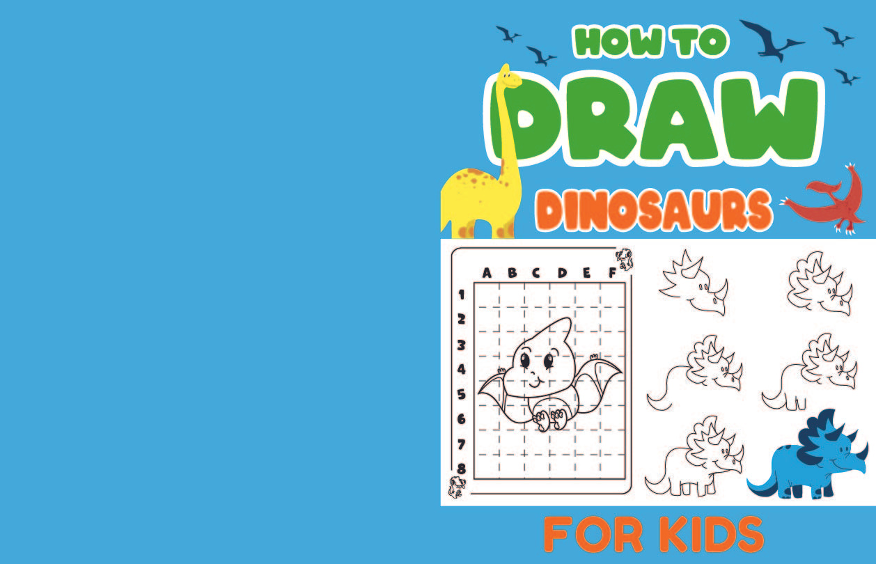 How to draw dinosaur Cover templates by Ravi kumar on Dribbble