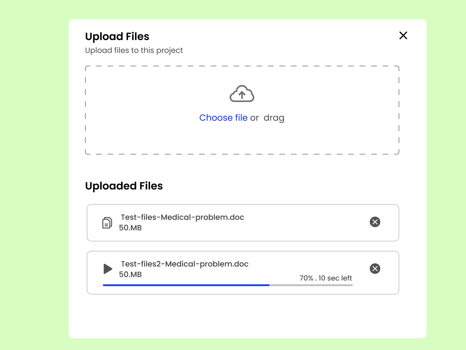 Upload File UI by Sushma Tamrakar on Dribbble