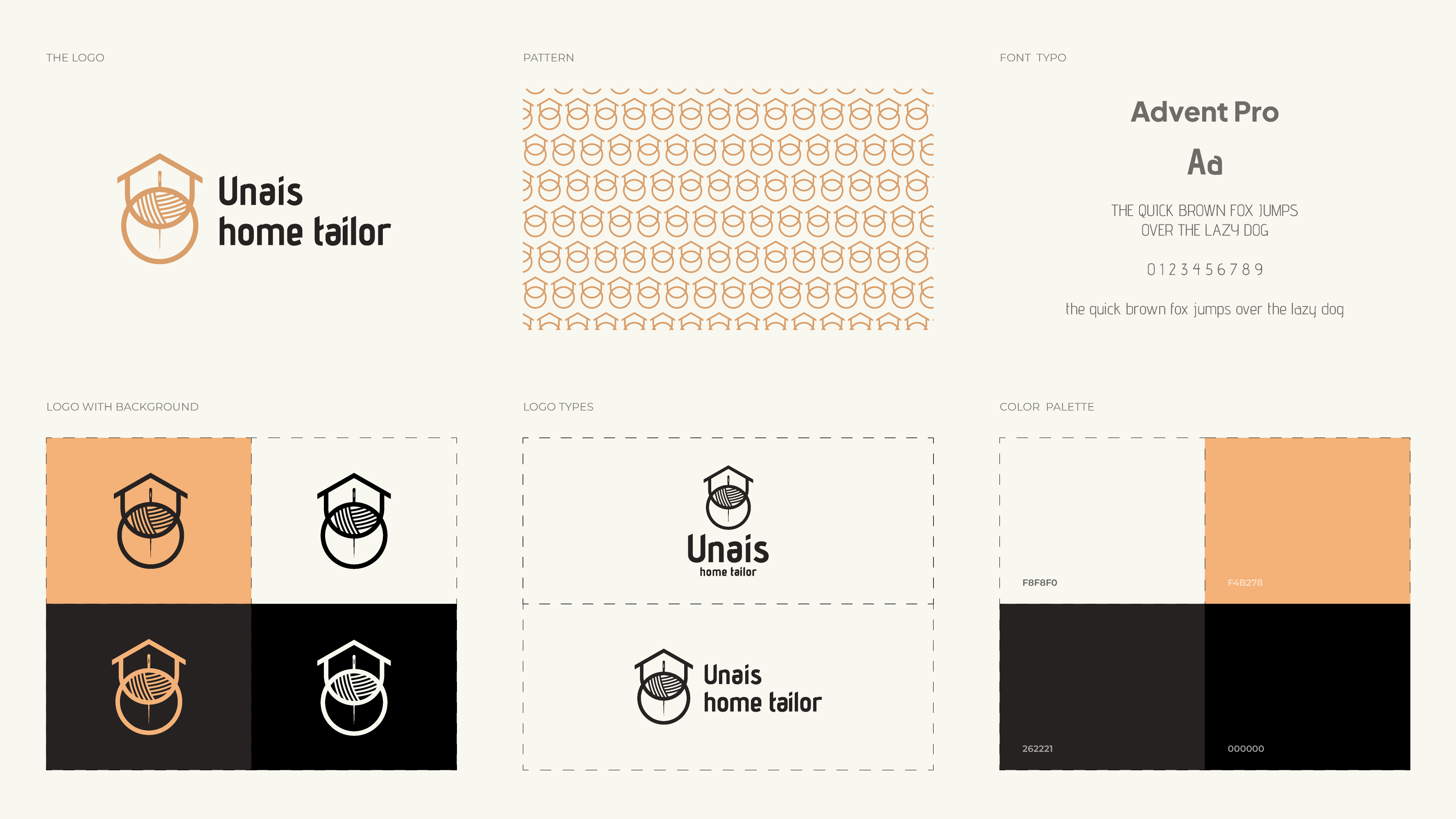 Unais Home Tailor Logo, Brand Design, Branding by Iftekhar Adil Brand ...