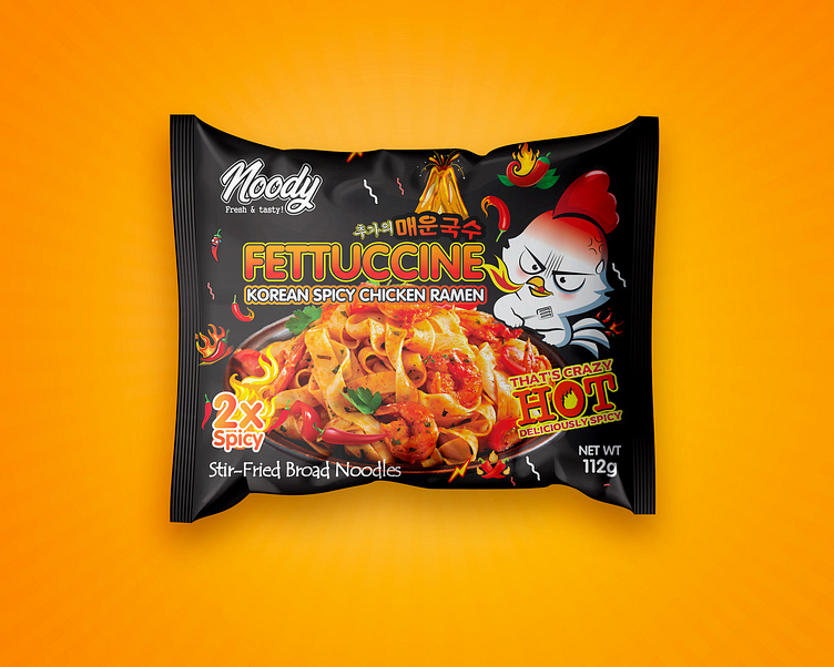 Noodles Pouch Packaging by Cyber Avanza on Dribbble