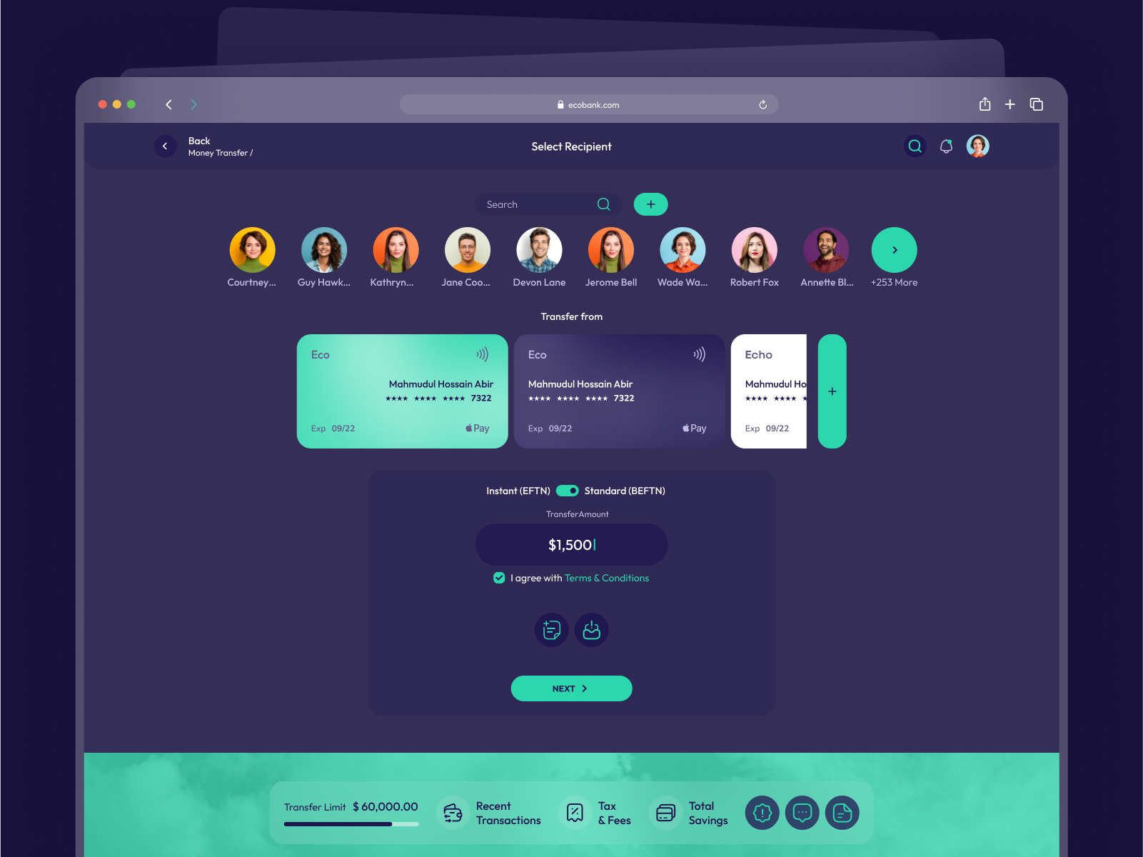 Eco Banking App UI Kit Freebie by Mahmudul Hossain Abir on Dribbble