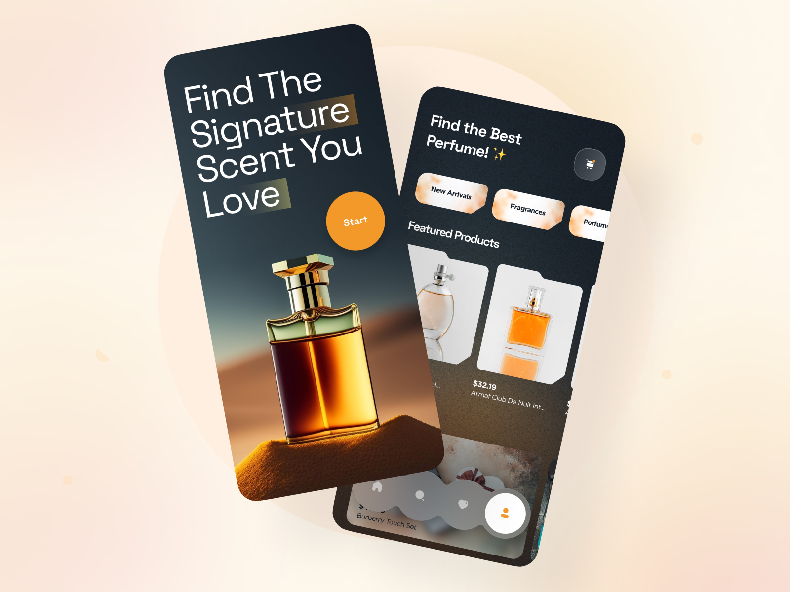 Perfume e-commerce - Mobile App by Imran Molla for Orizon: UI/UX Design ...
