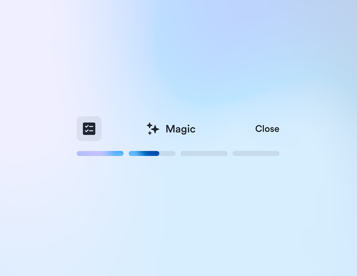 Magic in Progress (bar) by lousamp on Dribbble