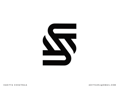 S letter mark logo design, monogram by Aditya Chhatrala on Dribbble
