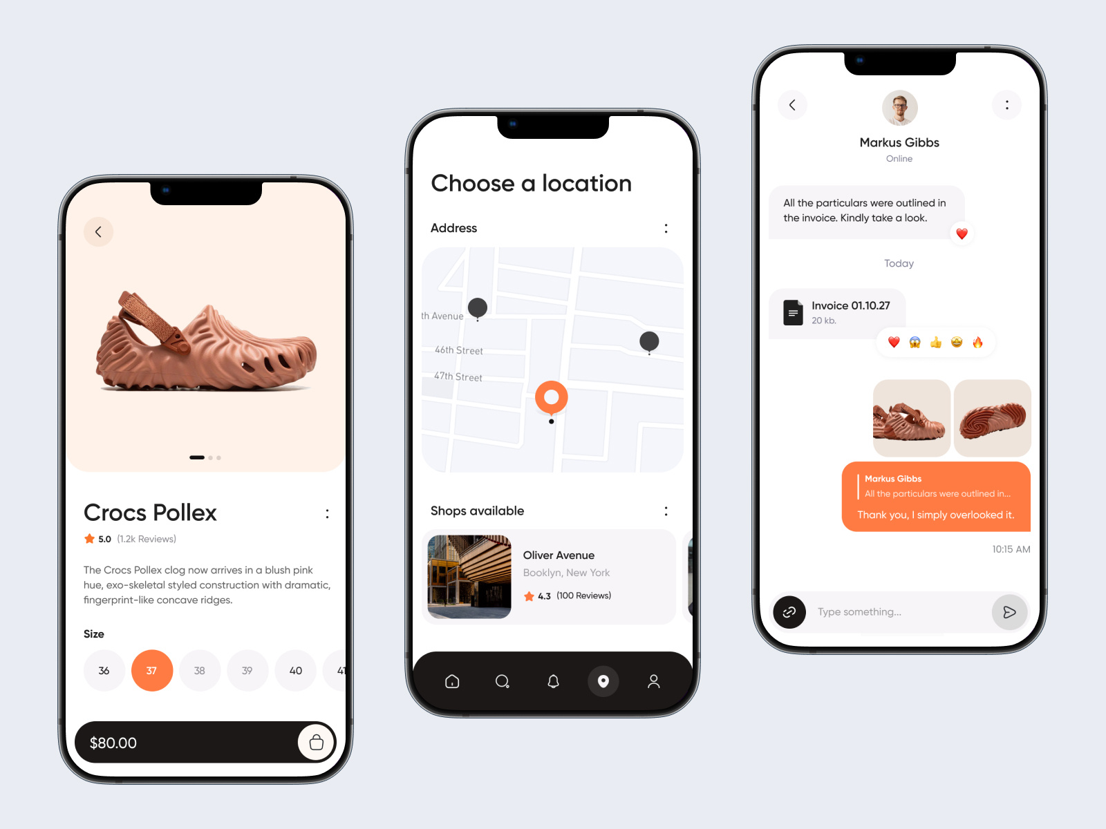 Shoes mobile app by Tetiana Herasymchuk on Dribbble