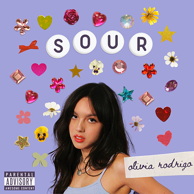 Olivia Rodrigo | SOUR Cover Design by Alexis Martin on Dribbble