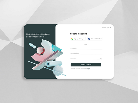 Form UI designs, themes, templates and downloadable graphic elements on ...