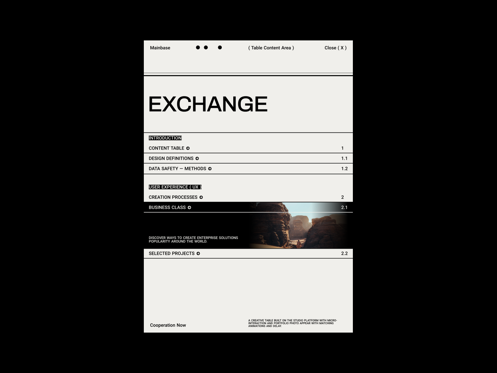 Creative Table - Website Concept by Tomasz Mazurczak for Studio Design ...