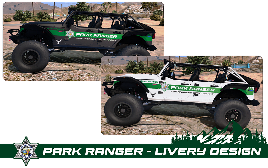 PARK RANGER Livery Design, FiveM by Muhammad Hamza on Dribbble