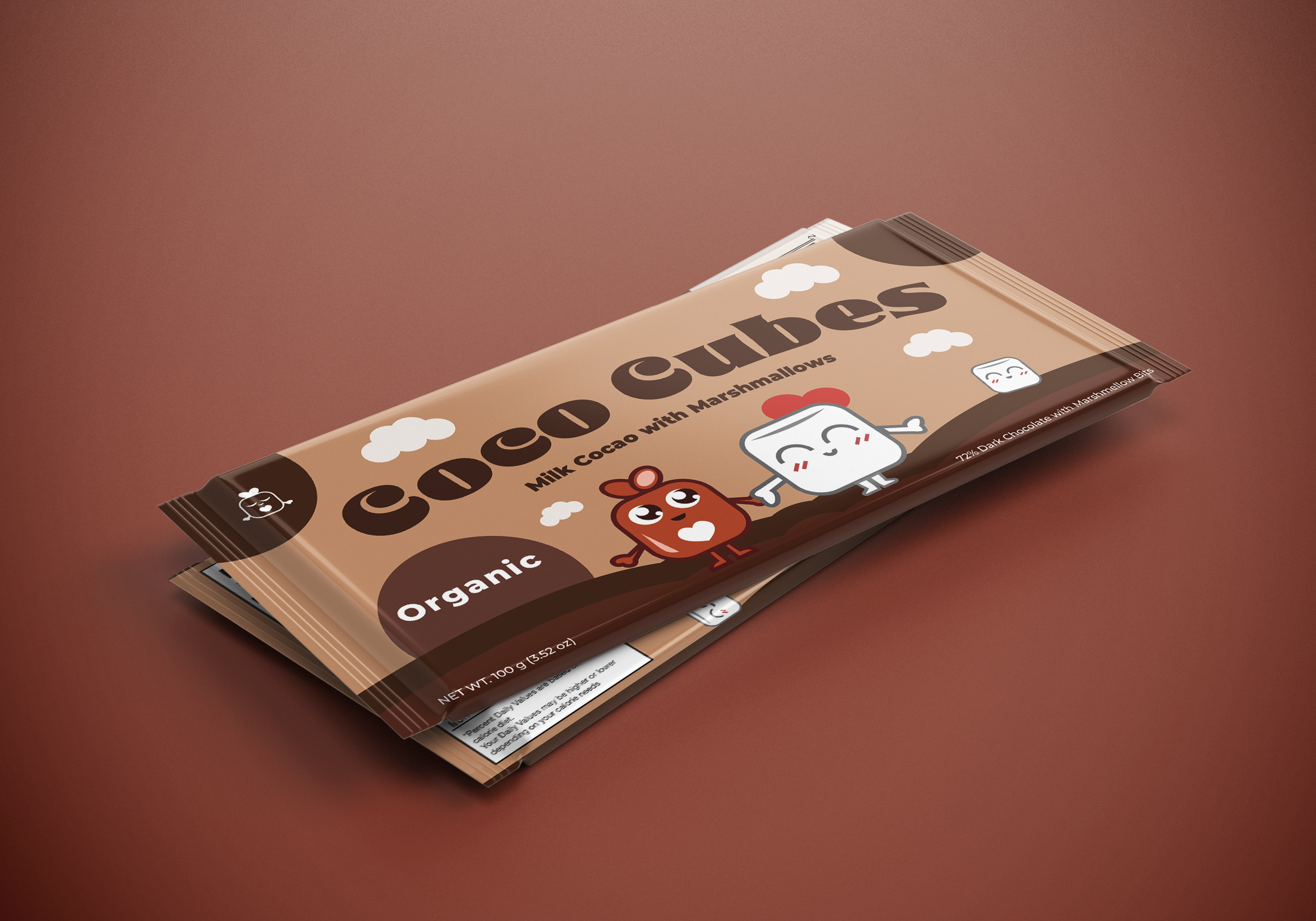 Coco Cubes Chocolate Mockup by Brittney Juancho on Dribbble