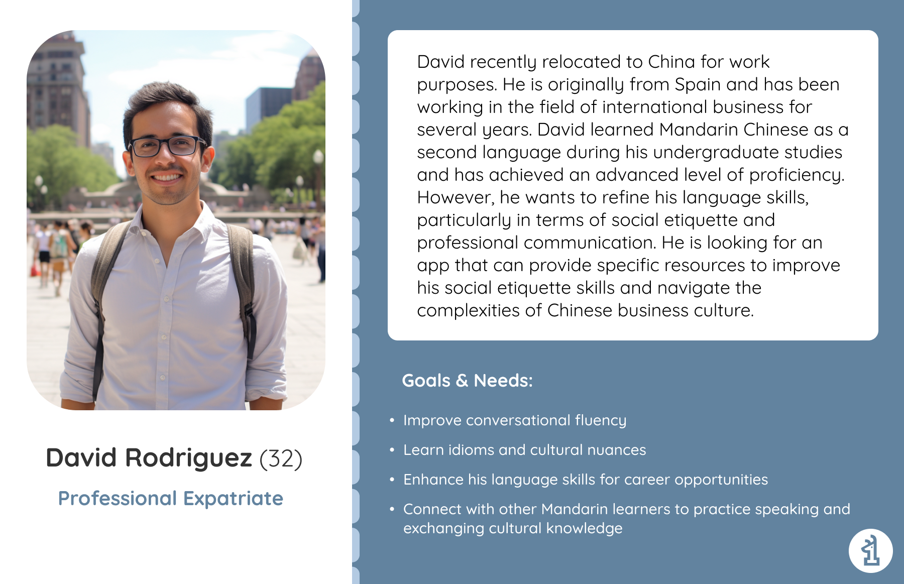 User Personas for a Language Learning App by Ann Choe on Dribbble