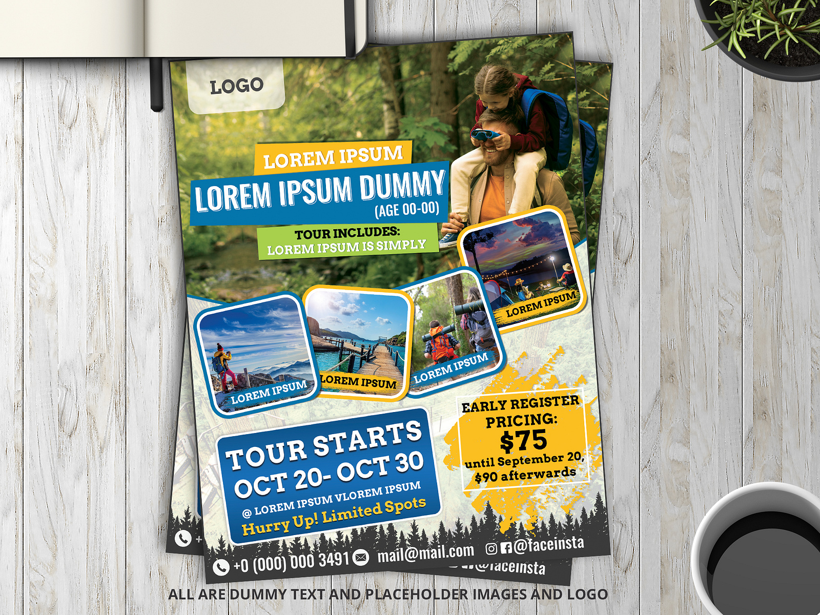 Single sided flyer by Madhumita Roy on Dribbble