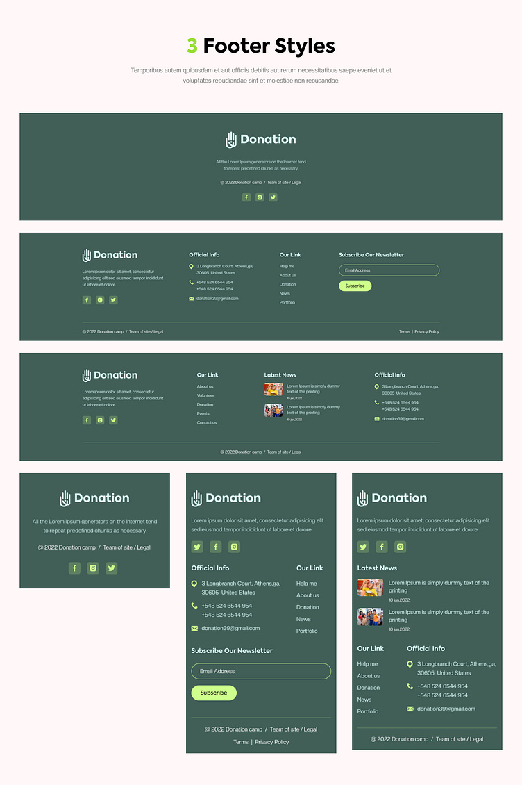 Donation: website HTML template | Popular HTML & Figma Template by ...